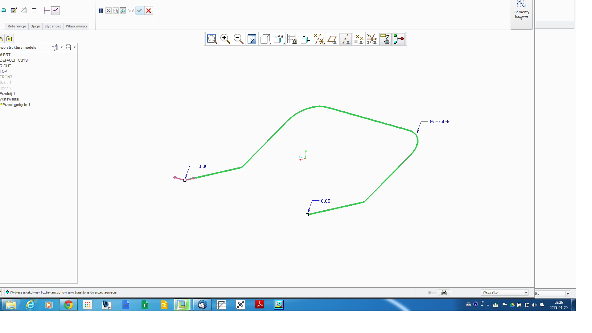 creo 2 sweep problem - PTC Community